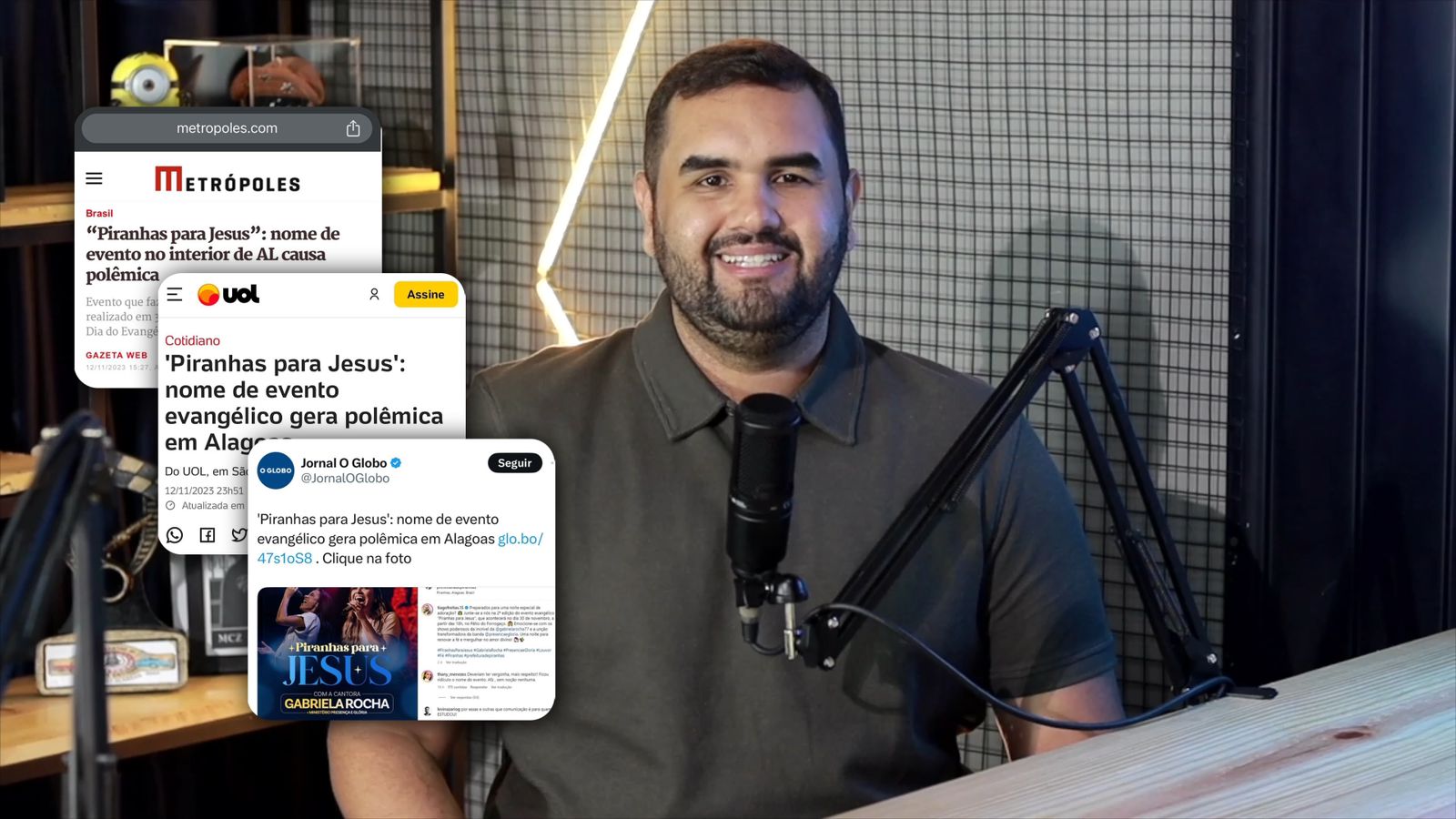 Após polêmicas, prefeito Tiago Freitas anuncia Live nas redes sociais ...